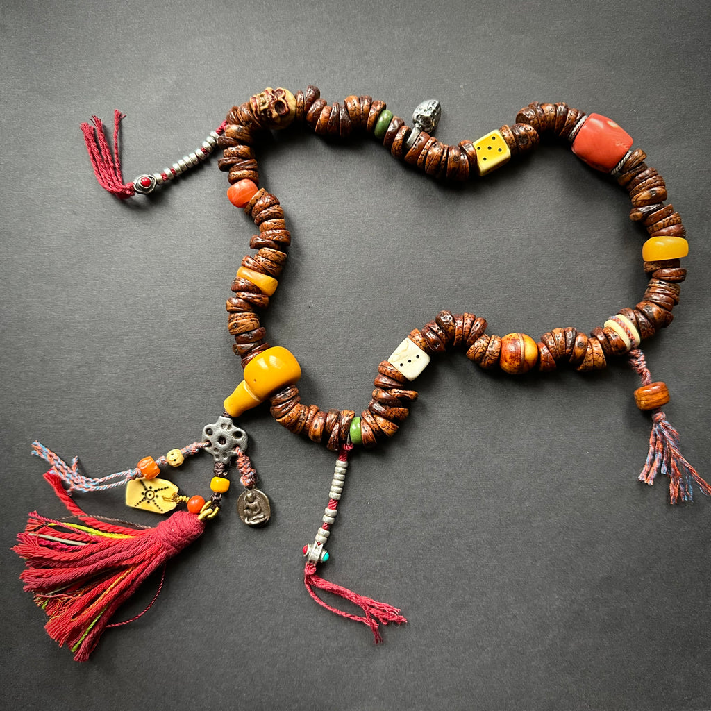 Genuine Antique Bodhi Seeds Tibetan Hand Mala – Ping Amber Jewelry